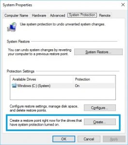 Using Windows 10 System Protection For Surface Tablets - Love My Surface