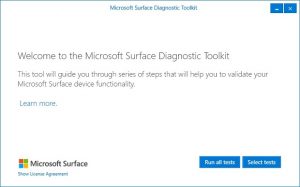 Surface Diagnostic Toolkit - Love My Surface